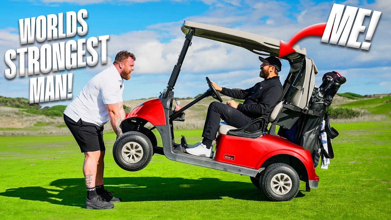 I Play Golf With The World's STRONGEST Man!
